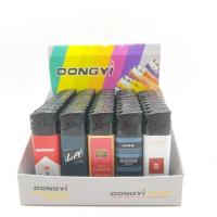 China Wholesale Plastic Electronic Disposable Gas Lighter DY-307 81.7x24x11.4mm for Promotional Use for sale