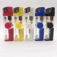 China Disposable 588 Electronic Gas Lighter with Phone Holder 82x24.9x11.8mm Hands-Free for sale