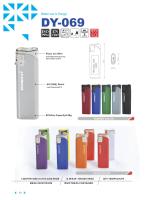 China Hunan Dongyi DY-069 Electric Gas Lighter ISO9994 80.1mm ABS Kitchen Lighter for sale