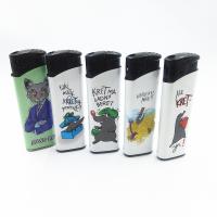 China EUR Standard Classic Electric Gas Lighter DY-026 81.1mm Custom Disposable for sale