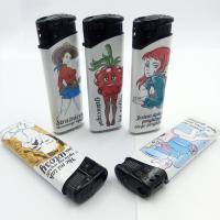 China EUR Standard Classic Electric Gas Lighter DY-026 81.1mm Custom Disposable for sale
