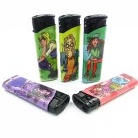 China EUR Classic Fashion Electric Gas Lighter DY-026 81.1x24.5x11.5mm ISO9994 Certified for sale