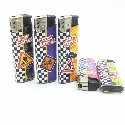 China Custom EUR Standard Electric Gas Lighter DY-026 ISO 9994 EN13869 81.1mm for sale