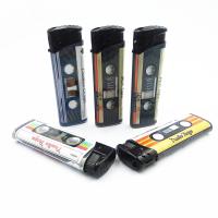 China Custom Electric Gas Lighter DY-026 EUR Style Piezo 81.1x24.5x11.5mm ISO9994 for sale