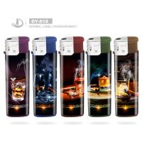 China Cream Color Electric Candle Lighter DY-818 Custom Logo 6.32x2.29x1.1cm for sale