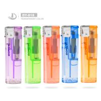 China Cream Color Electric Candle Lighter DY-818 Custom Logo 6.32x2.29x1.1cm for sale