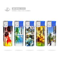 China Cream Color Electric Candle Lighter DY-818 Custom Logo 6.32x2.29x1.1cm for sale