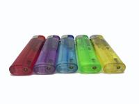 China Electronic Slim Cigarette Lighter DY-062 Transparent Colors 81x20.3x11.6mm 1100ctns FCL for sale