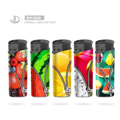 China Custom Electric Lighter 8.1x2.58x1.14cm ABS AS Fruit Design for Gas Cigarettes for sale