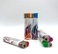China Slim Transparent Color Electronic Cigarette Lighter 80x23.7x11.18mm N.W 18kgs for sale