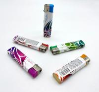 China Slim Transparent Color Electronic Cigarette Lighter 80x23.7x11.18mm N.W 18kgs for sale