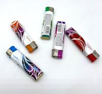 China Slim Transparent Color Electronic Cigarette Lighter 80x23.7x11.18mm N.W 18kgs for sale