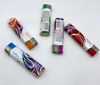 China Slim Transparent Color Electronic Cigarette Lighter 80x23.7x11.18mm N.W 18kgs for sale