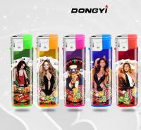 China Custom Logo Gas Lighter 80x23.7x11.18mm for Kitchen Candle Spirit Torch for sale