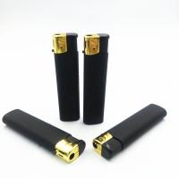 China Refillable Plastic Cigarette Lighter with Electric Torch 8.1*2.03*1.16CM for sale