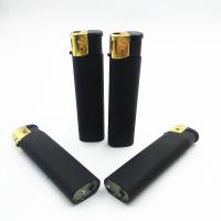 China Refillable Plastic Cigarette Lighter with Electric Torch 8.1*2.03*1.16CM for sale