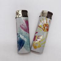 China Dongyi Custom Pattern Butane Torch Cigarette Electric Lighter Samples US 0.01/Piece for sale