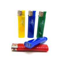 China Custom Logo Electric Gas Lighter 8.1x2.03x1.16cm Slim Candle Lighter for Printing for sale
