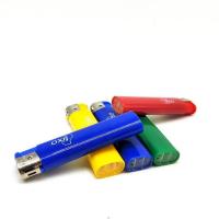 China Custom Logo Electric Gas Lighter 8.1x2.03x1.16cm Slim Candle Lighter for Printing for sale