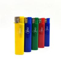 China Custom Logo Electric Gas Lighter 8.1x2.03x1.16cm Slim Candle Lighter for Printing for sale
