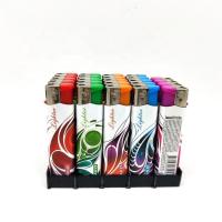 China Plastic Disposable Electric Gas Lighter 8.1cm ABS AS Custom Logo OEM DY-062 for sale
