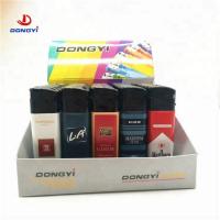China Custom Electric Disposable Lighter 8.17x2.4x1.14cm Wrapped Sticker for Souvenir Gift for sale