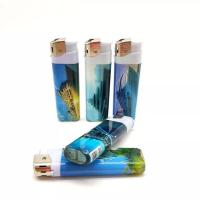 China Disposable Electric Piezo Lighter DY-588 82.2mm AS ABS Material for Wholesale for sale