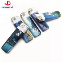 China Disposable Refillable Piezo Lighter 82mm BBQ Lighter ISO9994 Certified for sale