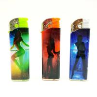 China DY-1702 Custom ABS Plastic Cigarette Lighter 8.1x2.48x0.9cm Customized Design for sale
