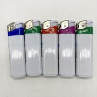 China Dy-588 Disposable Electric Sollid Color Lighter Customized Request for Cigarette for sale