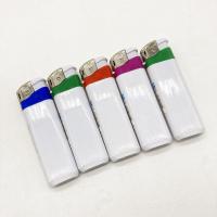 China Dy-588 Disposable Electric Sollid Color Lighter Customized Request for Cigarette for sale