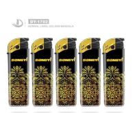China Customized Golden Mandala Fashion Cigarette Electronic Lighter 8.1x2.48x0.9cm ABS for sale