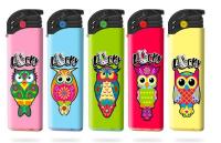 China Customized Golden Mandala Fashion Cigarette Electronic Lighter 8.1x2.48x0.9cm ABS for sale