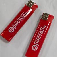 China Black Rubber Color Plastic Electronic Lighter For Slim Design for sale
