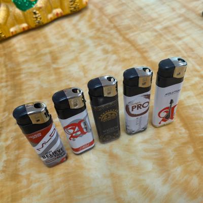 China Disposable EUR Standard LED Plastic Lighter With Special Patterns for sale