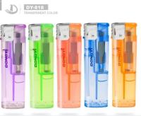 China Electronic Disposable Gas Lighter With Five Colors Refillable for sale
