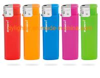 China Electronic Disposable Gas Lighter With Five Colors Refillable for sale