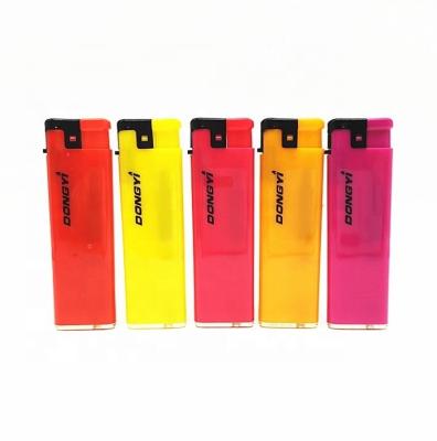 China Custom Logo Windproof Jet Flame Lighter 7.8x2.6x1.3cm ABS AS Durable Promotional Lighter for sale