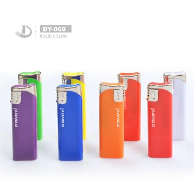 China Electronic Cr Flip Plastic Lighter Dy-069 Cigarette Lighter with Customized Request for sale