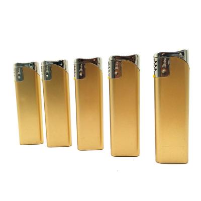 China Wholesale Novelty Electronic Flip Plastic Piezo Lighter 8.01x2.43x0.96cm Custom Logo for sale