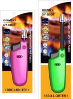 China Hunan Dongyi Refillable Gas BBQ Lighter ISO9994 Turbo Flame Windproof 12cm for sale