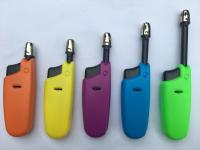 China Hunan Dongyi Refillable Gas BBQ Lighter ISO9994 Turbo Flame Windproof 12cm for sale