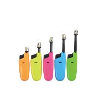 China Refillable BBQ Lighter ABS Steel Tube 11.87cm Candle Picnic Gas Lighter for Cookers ISO 22702 for sale