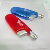 China Custom Logo Disposable Flint Cigarette Lighter 118.5mm ABS Plastic Gas Lighter for sale