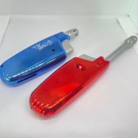 China Custom Logo Disposable Flint Cigarette Lighter 118.5mm ABS Plastic Gas Lighter for sale