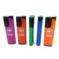 China Dongyi DY-F001 Windproof Gas Lighter ISO9994 Turbo Flame 8.11x2.49x1.32 cm for sale