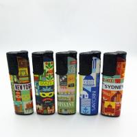 China Dongyi Windproof Gas Lighter ISO9994 Turbo Flame 8.11x2.49x1.32 cm Custom Logo for sale
