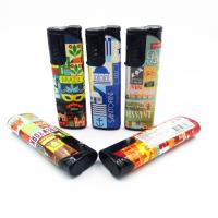 China Dongyi Windproof Gas Lighter ISO9994 Turbo Flame 8.11x2.49x1.32 cm Custom Logo for sale