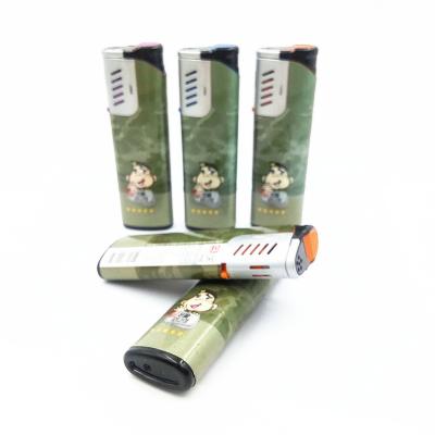 China Windproof Gas Lighter DY-F001 ISO9994 Certified Customizable Turbo Flame 8.11x2.49x1.32 cm for sale
