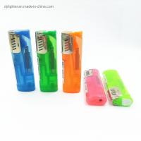 China Dongyi Windproof Gas Lighter ISO9994 Certified Turbo Flame 8.11x2.49cm DY-F001 for sale